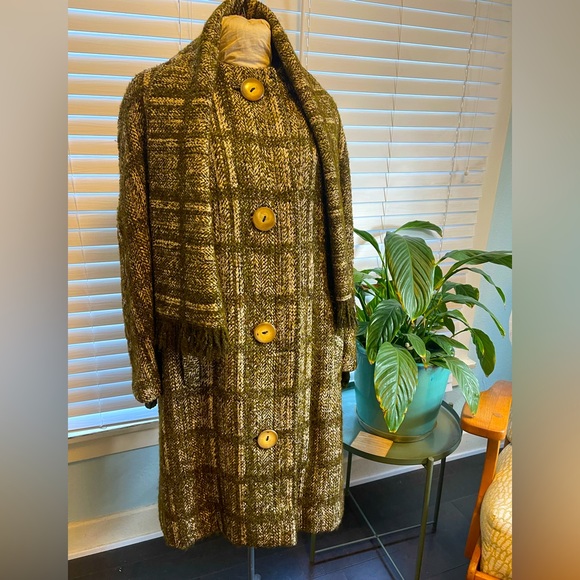 Jackets & Coats | Vintage Handmade Coat With Matching Scarf | Poshmark